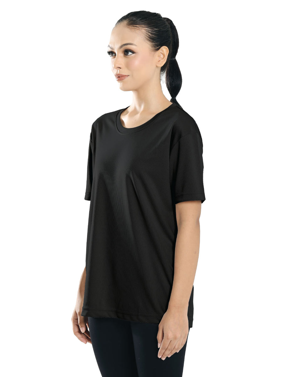 888.Co Microfiber Eyelet Short Sleeve Black – 888.CO